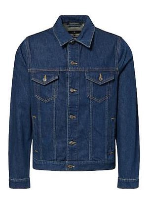 7 For All Mankind Perfect Long-sleeve Denim Jacket - Loam