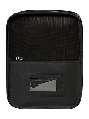 BEIS Béis Compression Small Packing Cube With Mesh Top - Black