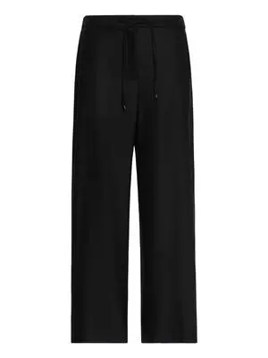 Max Mara Drawstring Wide-leg Trousers - Black