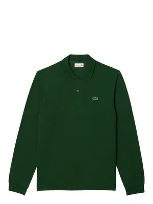 Lacoste Classic Fit Polo Shirt L.12.12 With Long Sleeves - Green