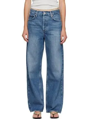 AGOLDE Loose Straight-leg Jeans - Blue
