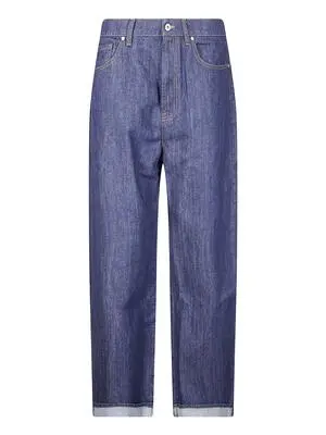 P.a.r.o.s.h Belt Loop Jeans - Blue