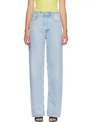 AGOLDE Agolde Ren Faded Wide-Leg Jeans