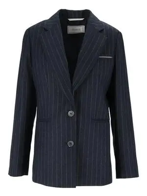 PESERICO Peserico Single-Breasted Striped Blazer