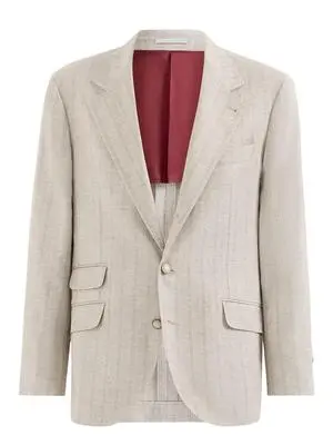 BRUNELLO CUCINELLI Long-sleeved Suit Jacket