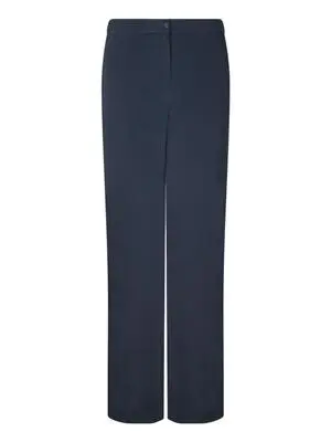 Emporio Armani Ribbed-knit Trousers - Blue