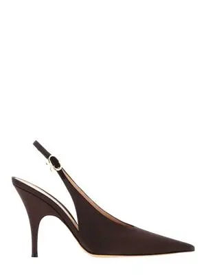 GIANVITO ROSSI Gianvito Rossi Sofia Slingback Stiletto Pumps Brown