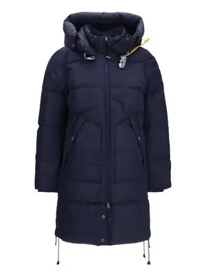 PARAJUMPERS Long Down Jacket With Hood - Navy