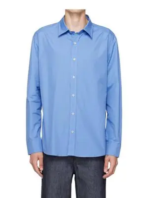 A.p.c. Long-sleeve Button-down Shirt - Blue