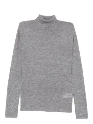 Fabiana Filippi Wool Turtleneck Sweater - Grey