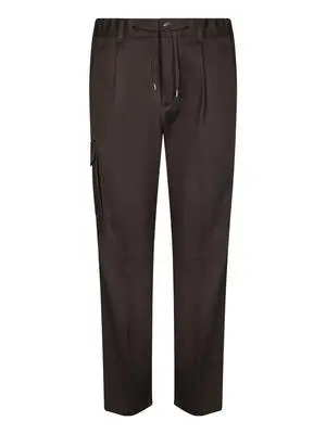 Herno Logo Casual Pants - Brown