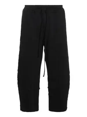 THOM KROM Drawstring Relaxed Straight-leg Pants - Black
