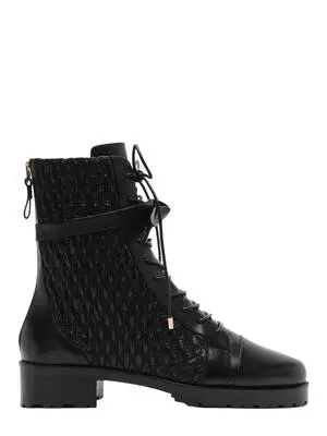ALEXANDRE BIRMAN Alexandre Birman Quilted Clarita Combat Boots Black
