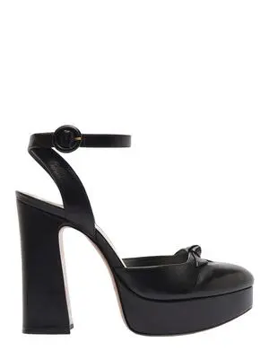 ALEXANDRE BIRMAN Slim Clarita Peep 120 Platform Heeled Sandals - Black