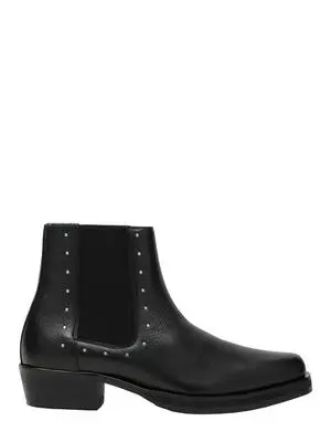 VINNY'S Joee Chelsea Ankle Boots With Stud Embellishments - Black