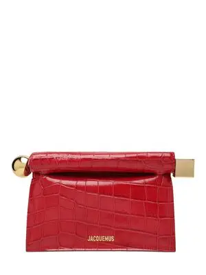 Jacquemus La Pochette Rond Carré Clutch - Red