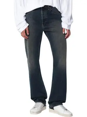 GOLDEN GOOSE Journey Straight-leg Cotton Jeans - Blue