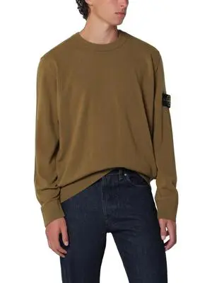 Stone Island Crewneck Sweater - Green