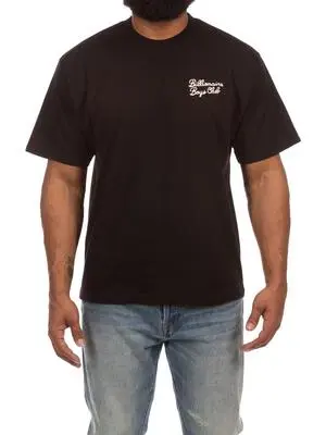 BILLIONAIRE BOYS CLUB Feathers Short Sleeve T-shirt - Black