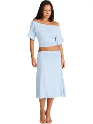 SASHA THERESE Sasha Therese Lorelei Midi Skirt