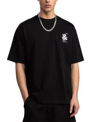 MANIA Don't Waste Another Day Fashion T-shirt - Black