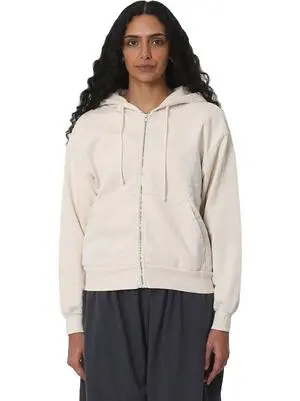 EVERYBODY.WORLD Reclaimed Waste Cotton Zip Up Hoodie - Scour