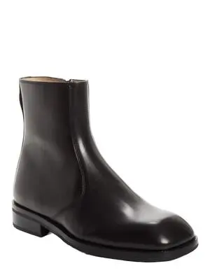 LEMAIRE Zip Ankle Boots - Black