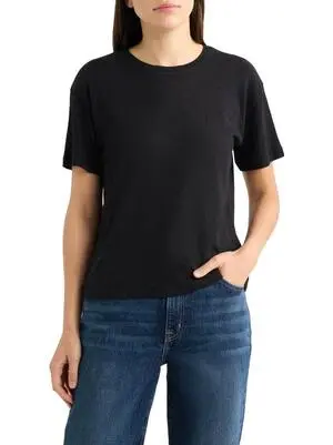 Bella Dahl Relaxed Crewneck T-shirt - Black