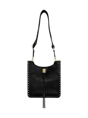 Rebecca Minkoff Darren Medium Studded Leather Crossbody Bag - Black