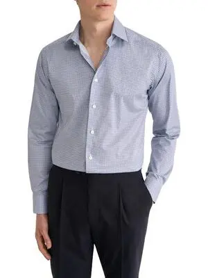Eton Contemporary Fit Micro Print Shirt - Medium Purple