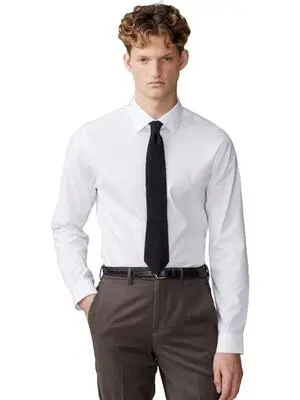 THE BLACK TUX Essential Dress Shirt White