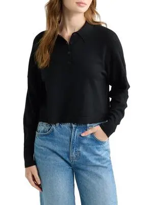 Deluc Floyd Polo Sweater - Black