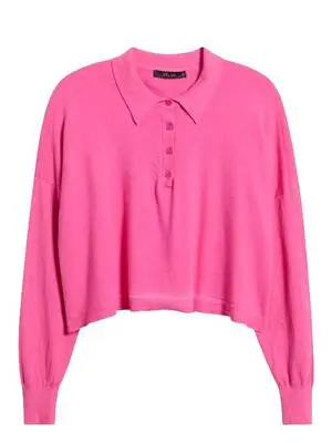 Deluc Floyd Polo Sweater - Fuchsia