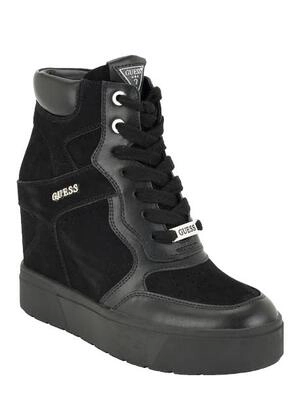 Guess Guilley Wedge Sneaker - Black