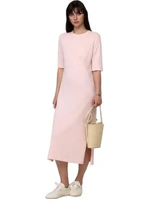 JUANA Elara Short Sleeve Maxi Dress - Blush