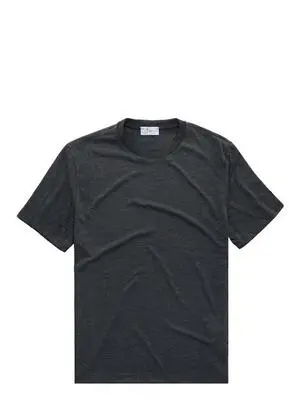 WOLF VS. GOAT (WVG) Heavyweight Long Sleeve Viscose Jersey Crewneck Black