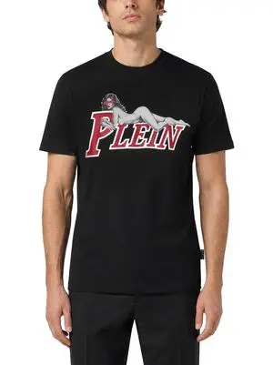 Philipp Plein T-shirt Round Neck Ss - Black