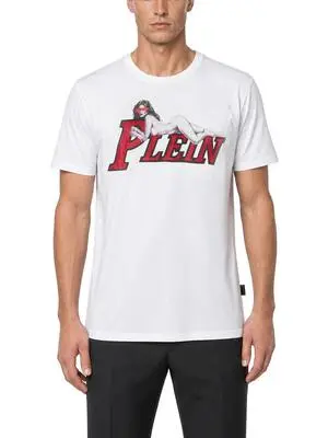 Philipp Plein T-shirt Round Neck Ss - White