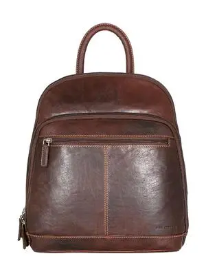 JACK GEORGES Voyager Small Backpack - Brown