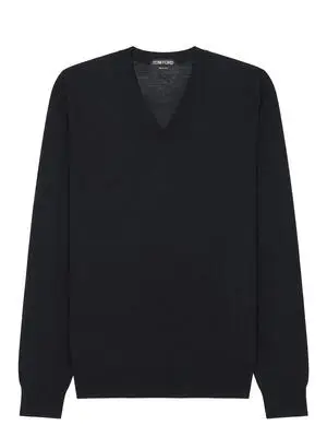 TOM FORD V-neck Sweater - Black