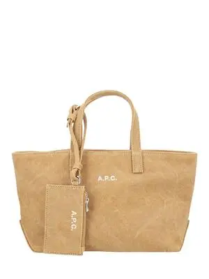 A.p.c. Le Drummer Toile" Small Bag - Brown