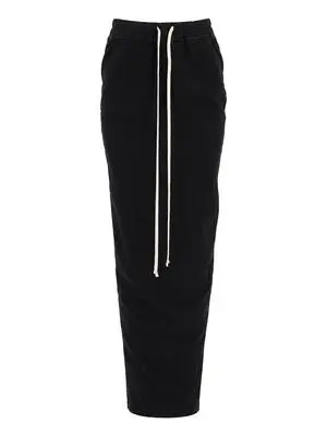 Rick Owens Pull On Pillar Skirt - Black