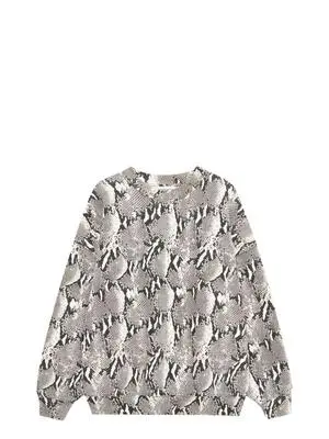 ANINE BING Anine Bing Miles Leopard Print Sweatshirt