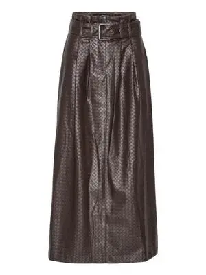 ROTATE BY BIRGER CHRISTENSEN ROTATE Midi Skirt With Belt
