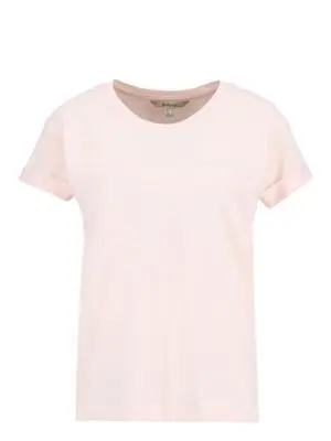 Barbour Logo Crew Neck T-shirt - Pink