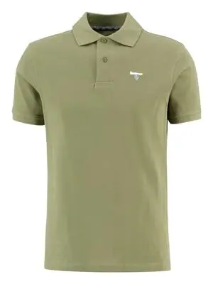 Barbour Logo Embroidered Polo Shirt - Nude