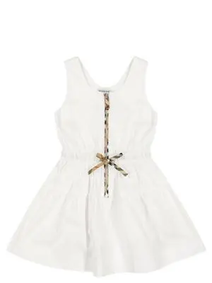 BURBERRY Burberry Sleeveless Dress With Check Detail