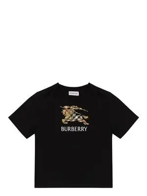 Burberry Logo Crew Neck T-shirt - Black