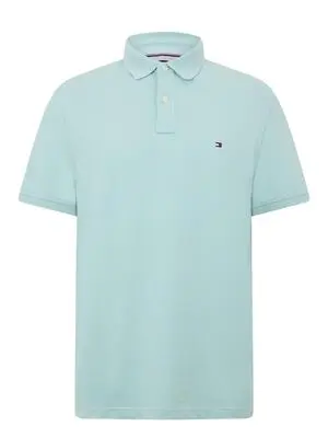 Tommy Hilfiger Logo Short Sleeve Polo Shirt - Blue