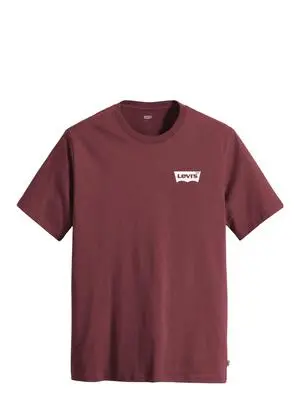 LEVI'S Logo Crew-neck T-shirt - Red